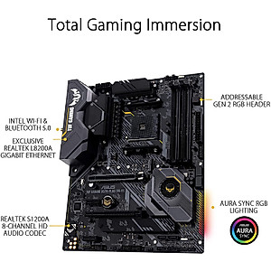 INLAND Micro Center AMD Ryzen 7 5800X 8-Core 16-Thread AM4 Unlocked Desktop Processor with ASUS TUF Gaming X570-PLUS (WI-FI) PCIe 4.0 Dual M.2 USB 3.2 Gen 2 ATX Gaming Motherboard Bundle