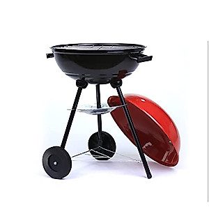 GEEKLLS Charcoal grills Charcoal BBQ Grill Outdoor Round BBQ Grill Backyard Barbecue Grill Garden Picnic Cooking Tools