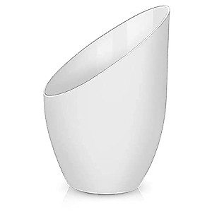 2 Pack Plastic Lampshade,5.7 inch High,4.1 inch Diameter,1.65 inch Fitter,Replacement Plastic Lamp Shade for LED Floor Lamp [White]