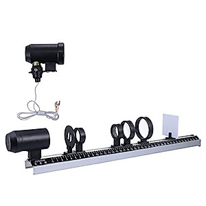 Science Classroom Optics Kit 9pcs Labs Complete optical bench kit Basic Optical Bench Optical Instrument Optical Bench Set