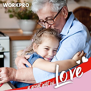 WORKPRO Pink Real Tool Set for Kids with 12 Inch Mini Steel Tool Box with Wheels, 10PCS Kids Real Tools with 2 Drawers Desk Metal Rolling Tool Chest, Children's Tool Kit for Home DIY- Pink Ribbon