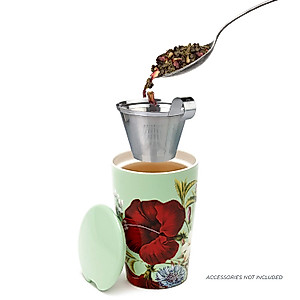 Tea Forte Peach Blossom Organic White Tea, Makes 35-50 Cups, 3.53 Ounce Loose Leaf Tea Canister