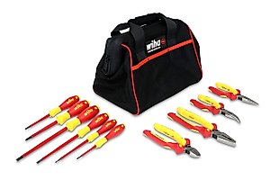 Wiha 32892 10-Piece 1000-Volt Piers and Screwdriver Set