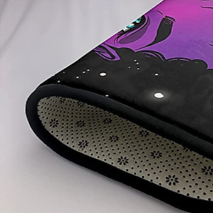 YUXIXI Non-Slip Area Rugs Home Decor Ghost Girl from Outer Space Floor Mat Living Room Bedroom Carpets Doormats 60 X 39 Inches