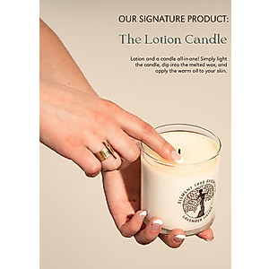 Element Tree Essentials Premium Lotion Candle: Downtown Asheville, White