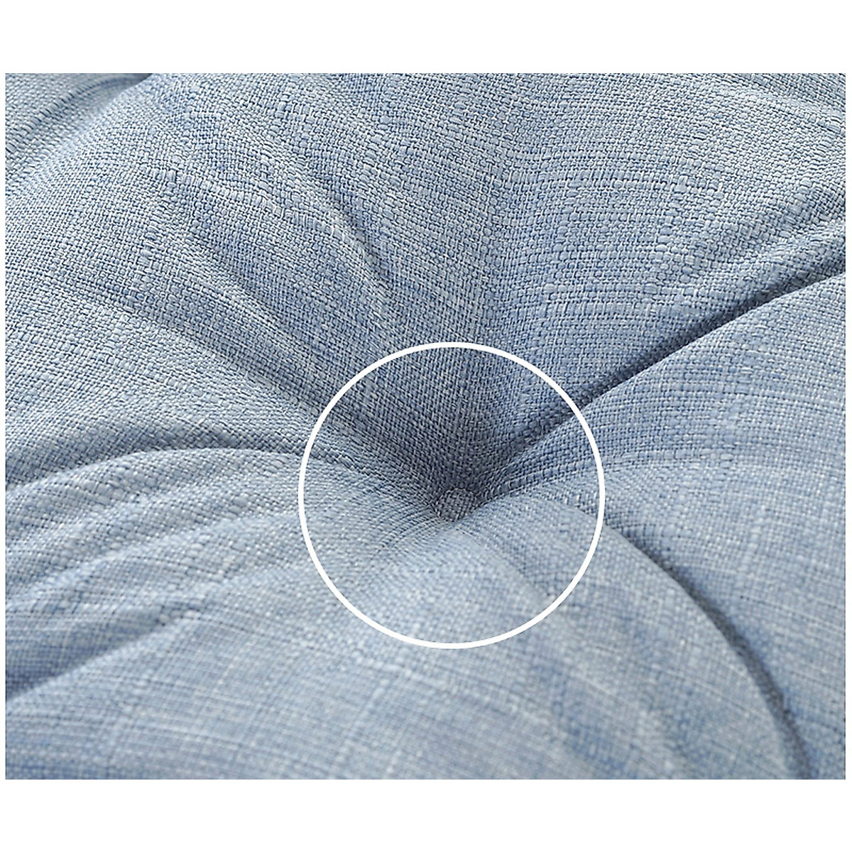 Chair Cushions for Dining Chairs Thick Soft Non Slip Seat Cushions Linen Washable Reversible Square Comfortable Office Chair Pads 20" x 20" (Coffee)