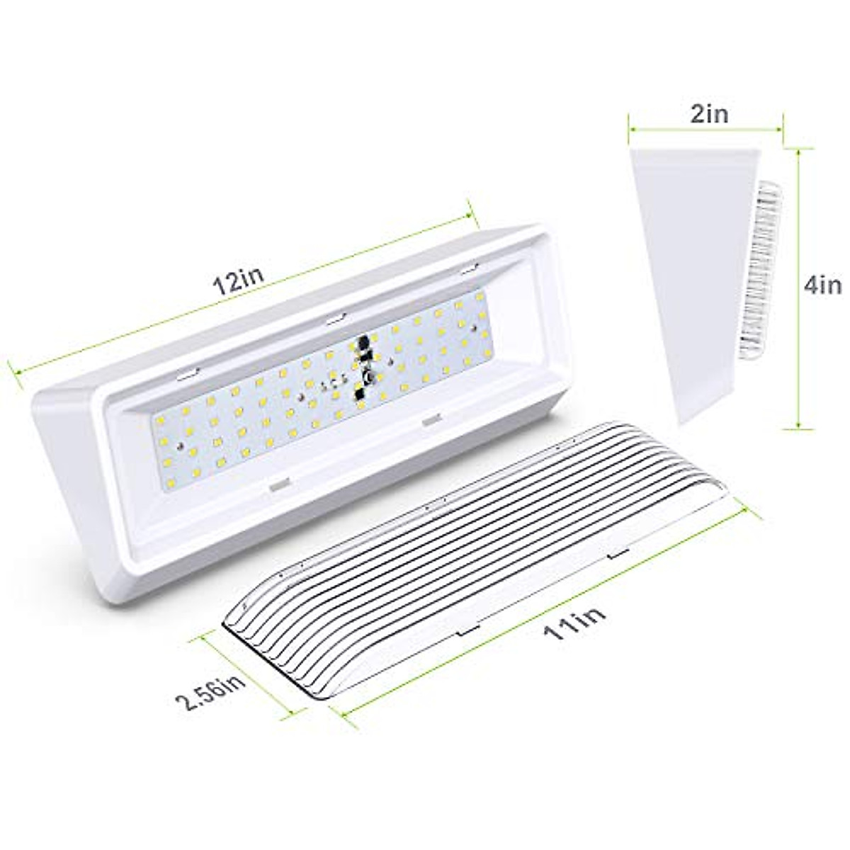 Leisure LED RV Exterior Porch Utility Light XL 12v 650 Lumen Lighting Fixture. Replacement Lighting for RVs, Trailers, Campers, 5th Wheels White Base Clear Lens (White, 1-Pack)
