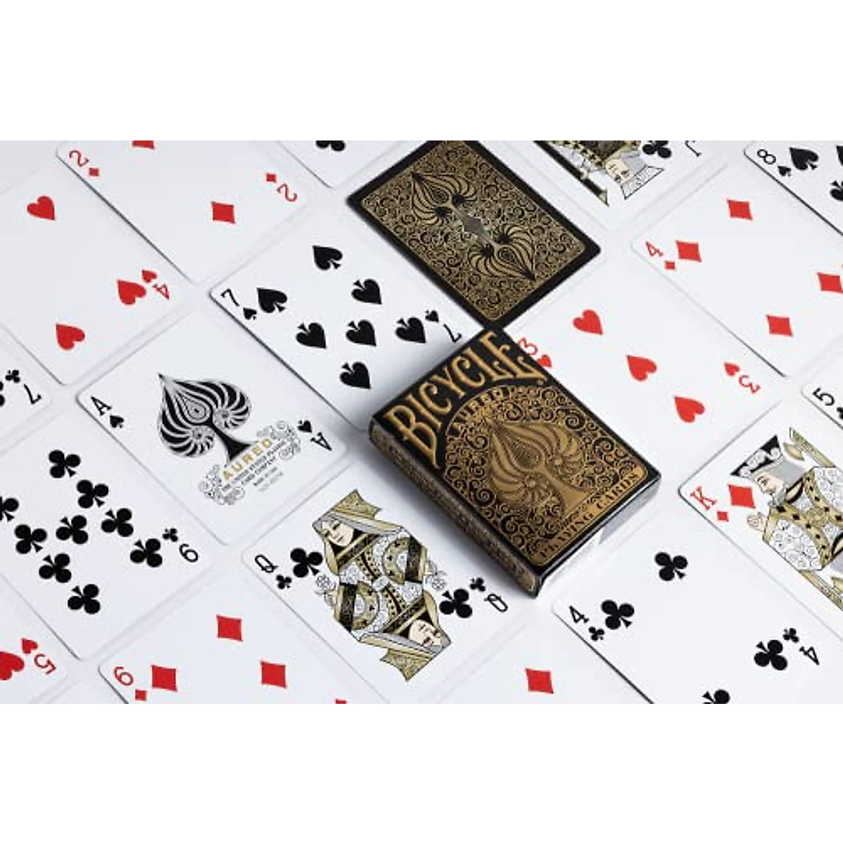 Bicycle Aureo Black Playing Cards