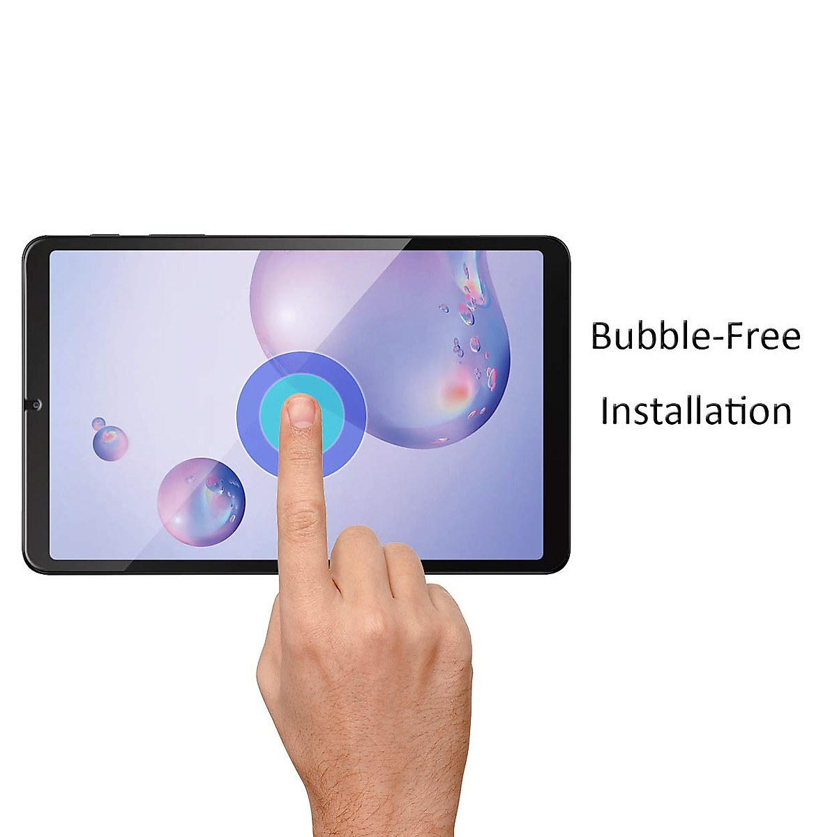 Orzero (2 Pack) Tempered Glass Screen Protector Compatible for Samsung Galaxy Tab A 8.4 (2020) SM-T307, 9 Hardness HD Anti-Scratch Full-Coverage Bubble Free