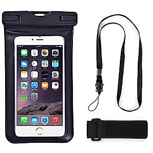 Universal Waterproof Underwater Cell Phone Dry Bag Pouch Case with Lanyard Armband for iPhone 13, 13 Pro, 13 Pro Max, 13 Mini, for Samsung Galaxy S22 Ultra 5G, S22+ 5G, S22 5G, S21 FE 5G, A13 5G