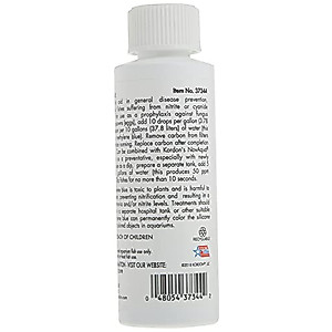 Kordon Methylene Blue Disease Preventative – Safe for Freshwater & Saltwater Aquariums, Prevents Fungal Infections & Treats Parasites, Reduces Fish Stress, 4-Ounces