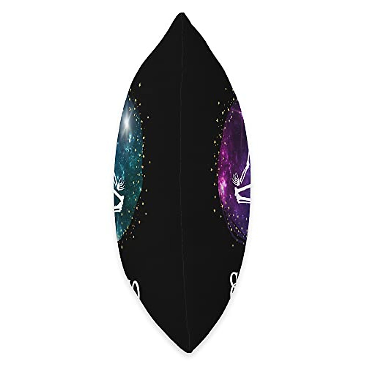 Elder Emo Goth Gothic Yoga Meditation Funny Purple Elder Emo Goth Skeleton Meditation Gothic Purple Blue Funny Throw Pillow, 18x18, Multicolor