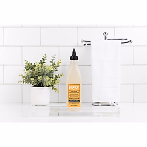 SAUCE BEAUTY Clarifying Scalp Treatment (8 Fl Oz ) Sparkling Apple Cider Scalp & Hair Cleanser, Buildup remover with Apple Cider Vinegar & Tea Tree Oil for Dry, Itchy Scalp, All Hair Types