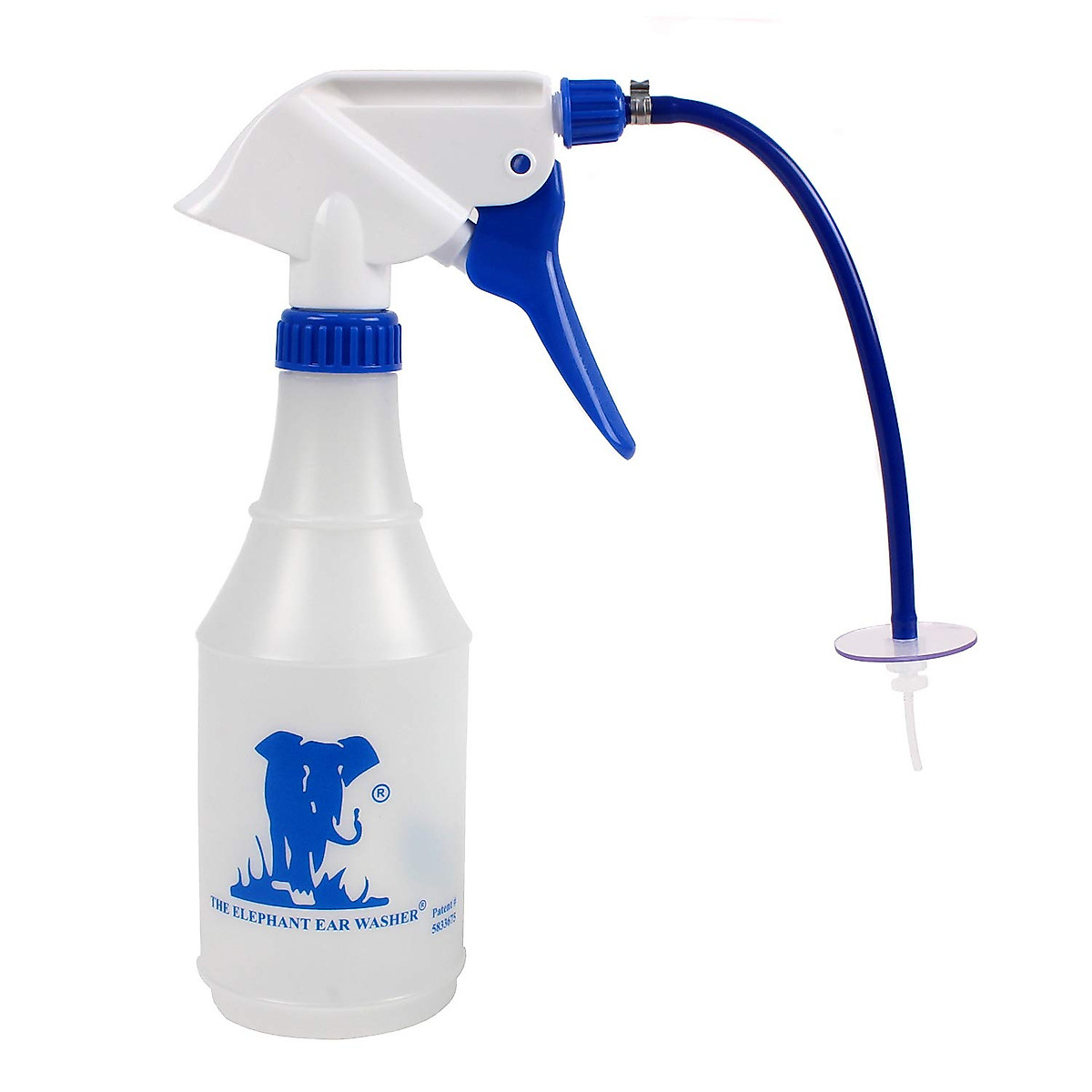 Doctor Easy Elephant Ear Washer Bottle System - Ear Wax Remover with Basin and 20 Extra Disposable Tips