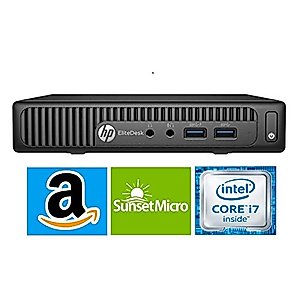 HP ProDesk 600 G1 Mini Desktop, Intel Core i7 4790T 2.70GHz, 8GB DDR3, 256GB Solid State Drive, Win10Pro (Renewed)