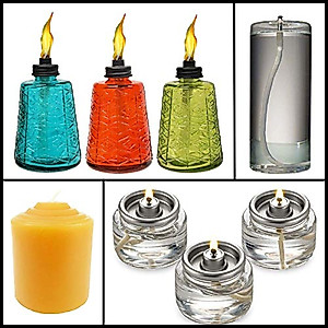 Enenes Craft Rope 1/4 INCH Braided Rope Cotton Rope 65 Feet Clothesline All Purpose Braided Cord for DIY Rope Basket/Mat as Candle Replacement Wick Self Watering Rope for Potted Plants (6MM,32 Feet)