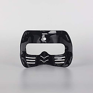 Qiancheng Nose Guard Face Shield for Broken Nose, Adjustable Face Guard with Padding, Protection from Impact Injuries to Nose and Face for Unisex Adult, QC-L2 Black
