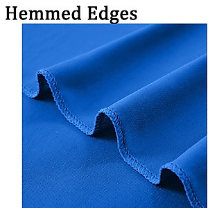 20ft x 10ft Royal Blue Backdrop Curtains for Parties, 4 Panels 5x10ft Wrinkle Free Silky Polyester Photo Backdrop Drapes Background for Birthday Graduation Photography Party Decorations