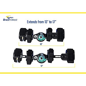 Brace Direct Adjustable Post-Op Rehabilitation ROM Hinged Elbow Brace with Shoulder Sling Stabilizer for Post-Op, Surgery Recovery, Ligament and Tendon Repairs and Dislocations