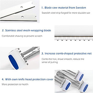 6pcs Bikini Razors Disposable Beauty Line Razors Shaver Pubic Hair Removal Body Hair Trimmer Women/Men (Black)