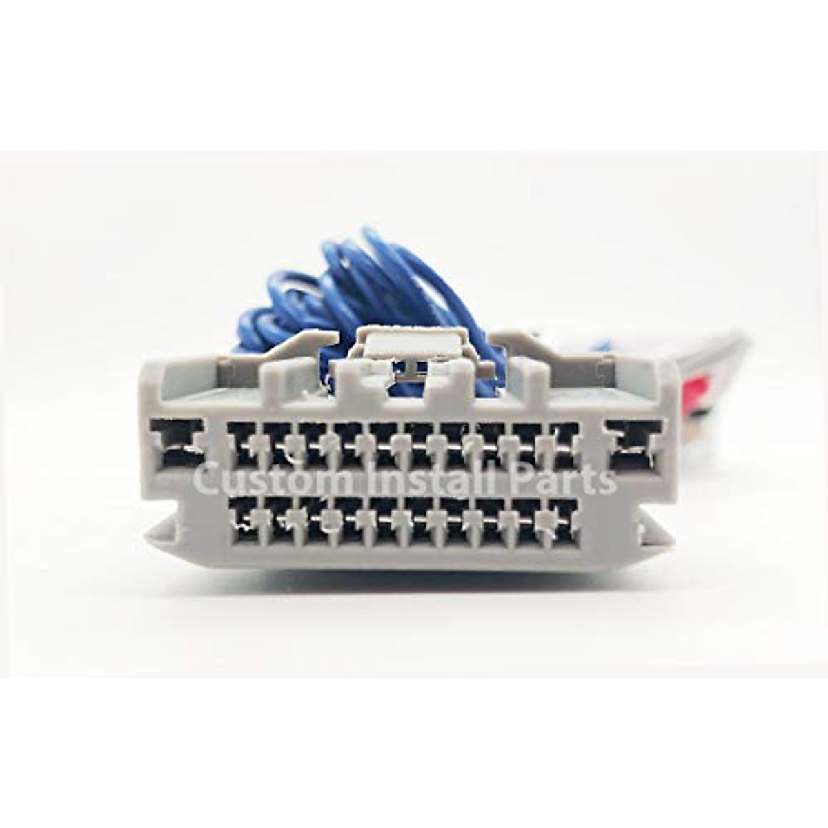 Factory Radio Add A Amp Amplifier Sub Interface Wire Harness Inline Converter Compatible with Chrysler Dodge Jeep - Select Models