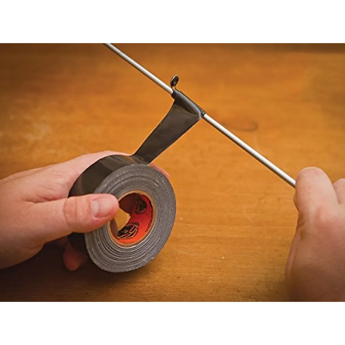 Gorilla Tape, Mini Duct Tape to-Go, 1" x 10 yd Travel Size, Black, (Pack of 2)