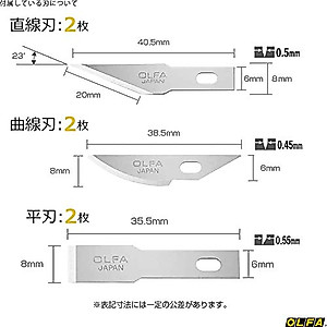 OLFA Saw & Art knife & Spare blade (157B)