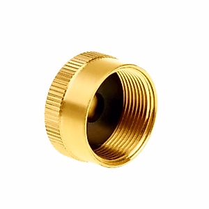 Hooshing 12PCS Solid Brass Refill 1 LB Propane Bottle Cap Gas Tank Cylinder Protect Sealed Cap for Outdoor Camping Stove Cooking BBQ