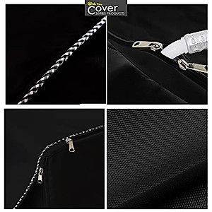 Portable Washing Machine Cover,Top Load Washer Dryer Cover,Waterproof Full-Automatic/Wheel Washing Machine Cover(24"25"38"inches,Black)…