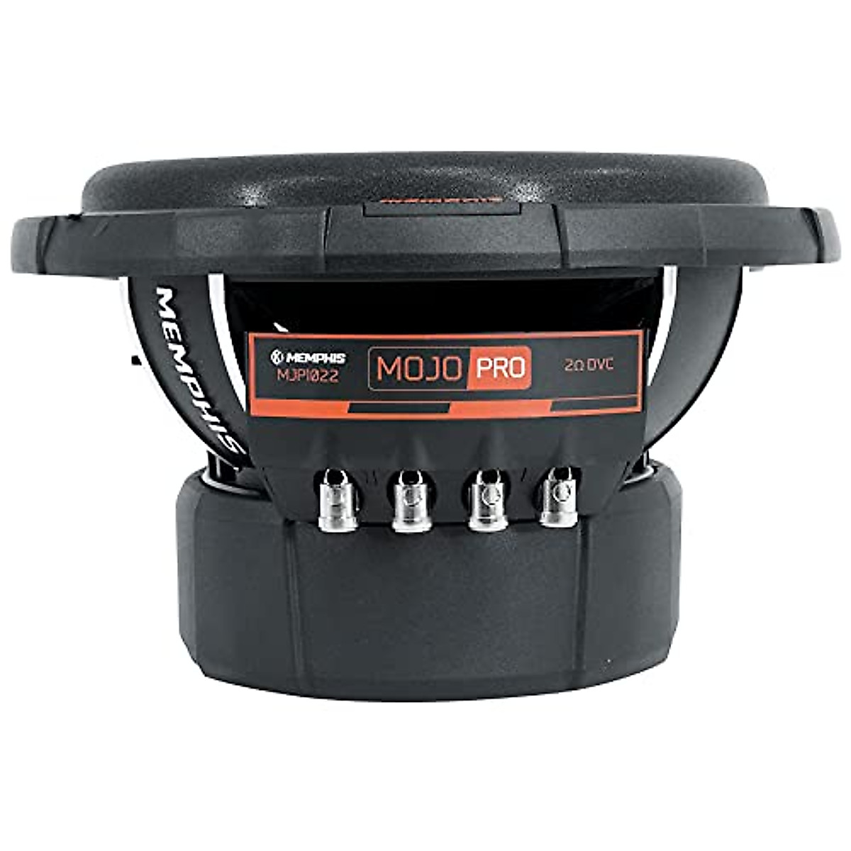 Memphis Audio MJP1022 10 in 1500 Watt MOJO Pro Car Audio Subwoofer DVC 2 ohm Sub, Black