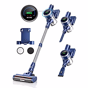 BuTure JR600 Handheld Vacuum, 400W, Gray Blue