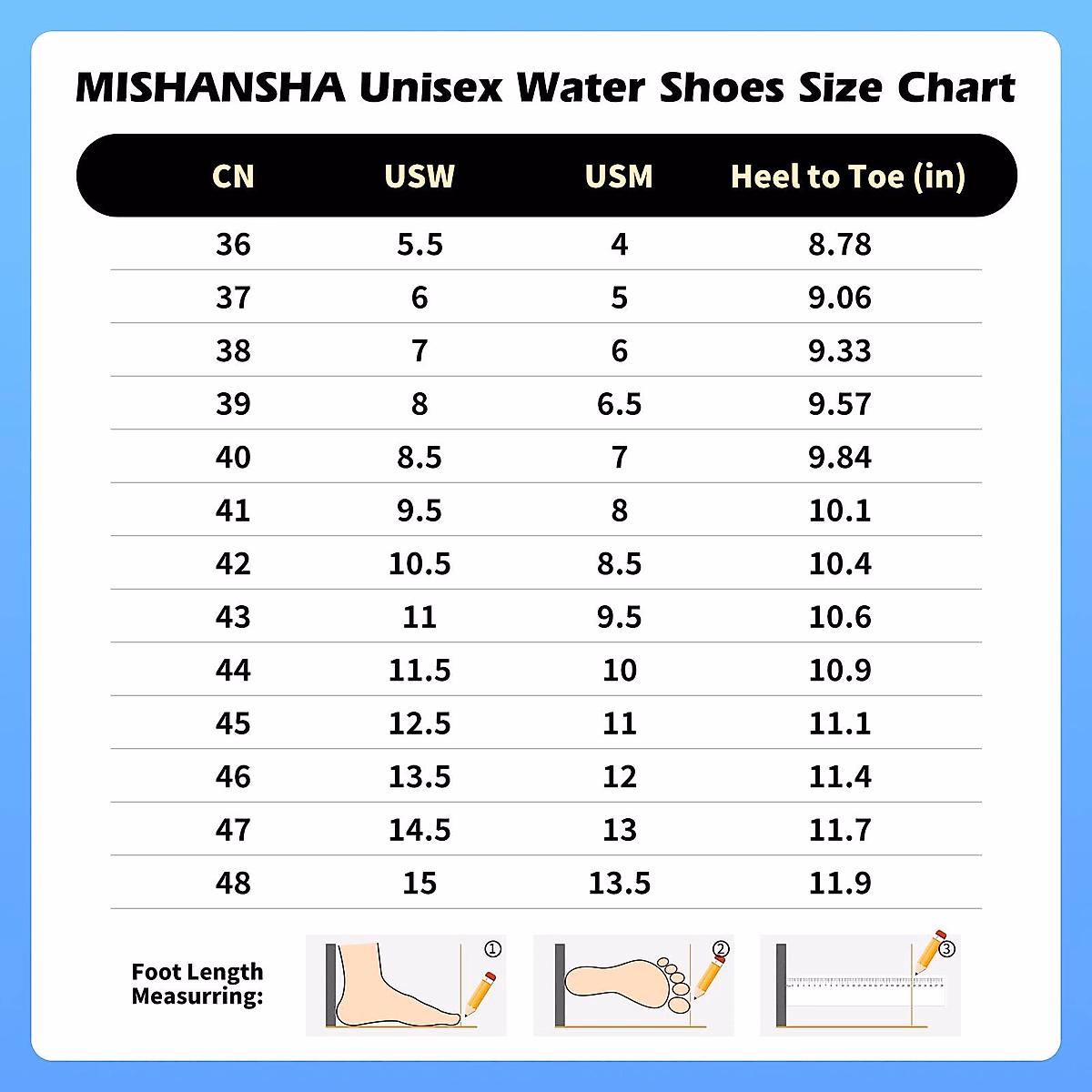 Mishansha Men Water Shoes Barefoot Swimming Shoes for Women Quick Dry Aqua Shoes Non-Slip Swim Pool Diving Surf Yoga Water Aerobics Socks Smoky Black 11.5 Women/10 Men