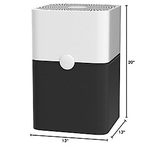 BLUEAIR Air Purifier (2-pack) for Home Large Room up to 2,592sqft in 60 min, HEPASilent, Wildfire, Removes Particles like Smoke Allergens Dust Mold Pet Hair Odor Bacteria, Blue 211+, Gray