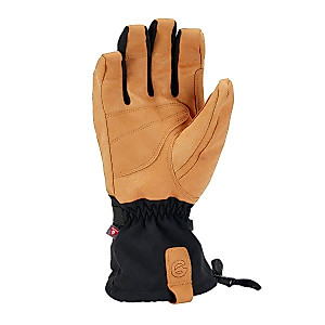 Gordini Men's Standard Cache Gauntlet Glove, Tan/Black, Large