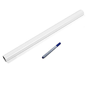 WISHAVE Large Dry Erase Whiteboard Sticker Wall Decal ,Self-Adhesive White Board Sticker Vinyl Peel and Stick Paper for School, Office, Home, Kids Drawing with 1 Marker 78.7 X 17.5 inch