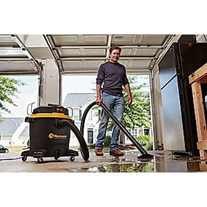 Vacmaster Professional - Wet/Dry Vac, 16 Gallon, Beast Series, 6.5 HP 2-1/2" Hose (VJH1612PF0201), Black