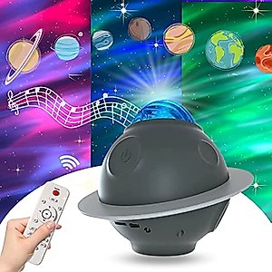Star Projector with Remote Touch Control,Bluetooth Music Speaker & White Noise Galaxy Light Projector, LED Night Light for Kids Adults,for Home Decor Bedroom,Ceiling,Party