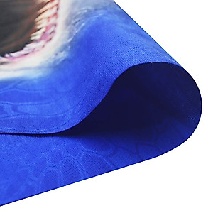 Obacle Animal Half Face Mask Sun Dust Wind Protection Durable Breathable Seamless Face Mask for Men Women, Lightweight Thin Neck Gaiter (Shark Open Mouth Blue)