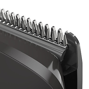 Philips Norelco Multigroomer All-in-One Trimmer Series, 23 Pieces Mens Grooming Kit for Trim and Style Your Face, Head and Body, Max Precision with 2X More Blades - Broage Storage Bag