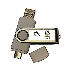 Linux Kali Operating System Install Bootable Boot Recovery Live USB Flash Thumb Drive- Ethical Hacking and More USB-C Compatible