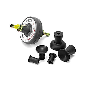 QWORK Valve Lapping Tool Kit, Universal Valve Lapping Attachment Tool for Grinding Small Engine, 5 Suction Plates, 1000rpm to 1250rpm