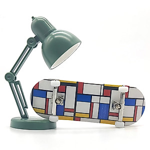 ishrunkthis Mondrian Print - 34mm Wooden Pro Fingerboard Completes