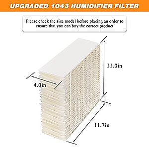 Blutoget 3 Pack 1043 Humidifier Wick Filter Compatible with Essick Air EP9 Series EP9500, EP9700, EP9800, EP9R500, EP9R800 821000 826000 826800 831000 &Bemis Space Saver 800 8000 Series Humidifiers