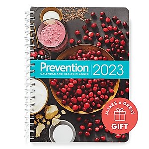 Prevention 2023 Calendar & Health Planner: Step-by-step guidance for achieving your wellness goals in 2023!