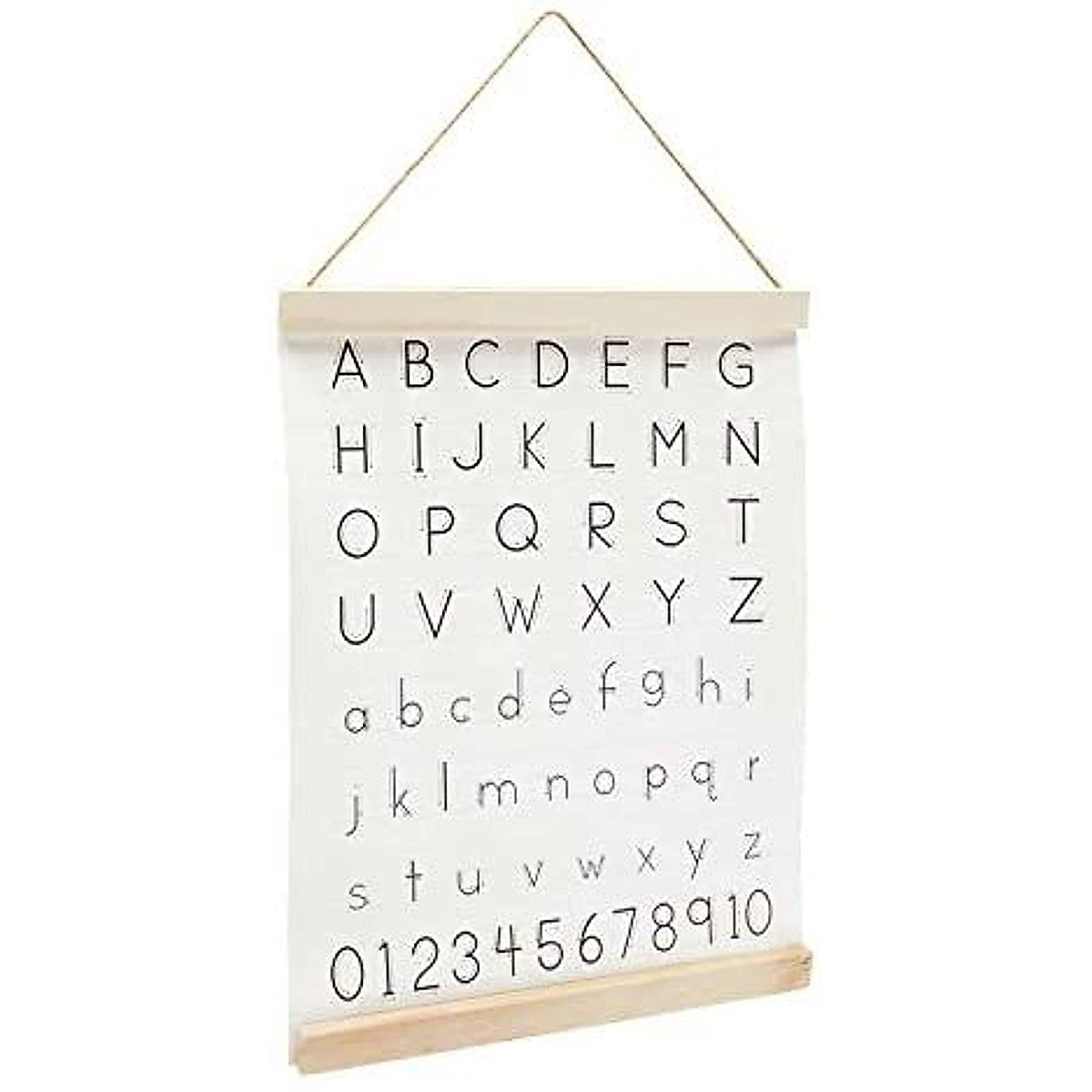 Farmlyn Creek Nursery Wall Decor, Hanging Alphabet Letters and Number Art (13 x 17 In)