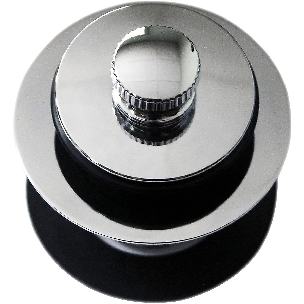 Westbrass 79438CP-Z-100 1-1/2" NPSM (1-7/8"-11.5 UNC-2A) Coarse Thread Twist & Close Bathtub Drain Plug, Polished Chrome (100-Pack)