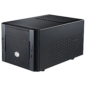 Cooler Master RC-130-KKN1 Elite 130 - Mini-ITX Computer Case with Mesh Front Panel and Water Cooling Support