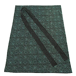 VZWraps Medallions Reusable Fabric Gift Bag for Wedding, Bridal Shower or Birthday (Teal, Large 20 Inches Wide by 27 Inches High)