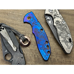 Metonboss SAMURAI Flamed Titanium scale for XM-18 3.5 Hinderer