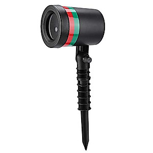 Christmas Projector Lights, Waterproof Christmas Lights Projector, Red And Green Outdoor Projection Light, Long Durability Decorative Spot Lamp for Christmas Landscape, Ourtyards, Homes,Stage(US Plug)
